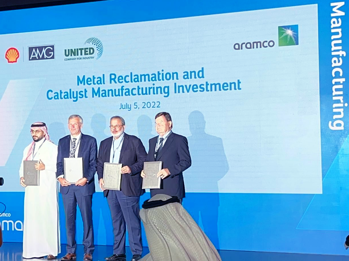 SHELL & AMG RECYCLING B.V. AND THE UNITED COMPANY FOR INDUSTRY ANNOUNCE ...